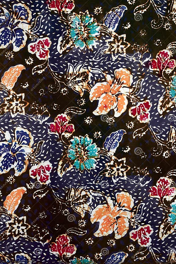Batik Texture Made in Malaysia Stock Image - Image of malaysia, cloths ...