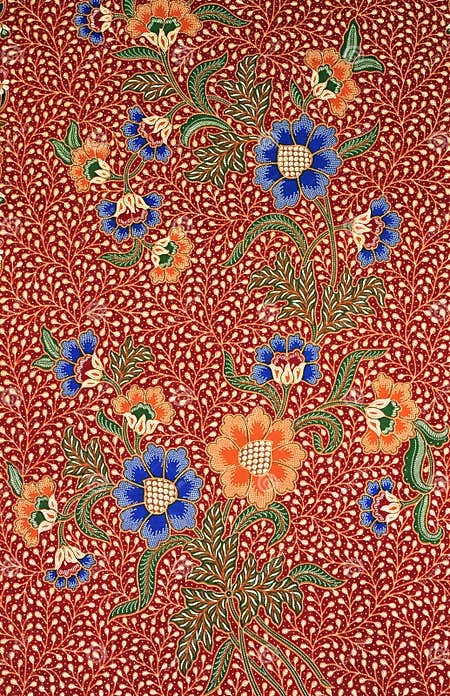 Batik Texture Made in Malaysia Stock Image - Image of material ...