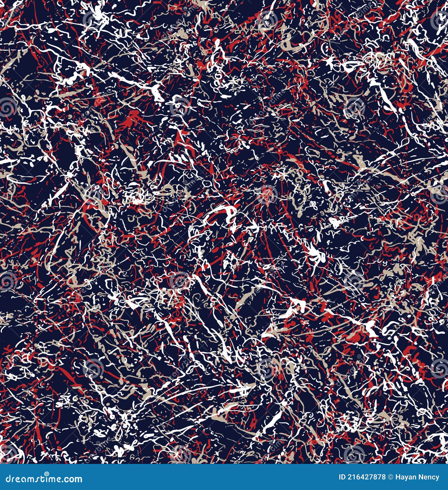 Abstract Seamless Batik Texture Pattern Stock Vector - Illustration of ...