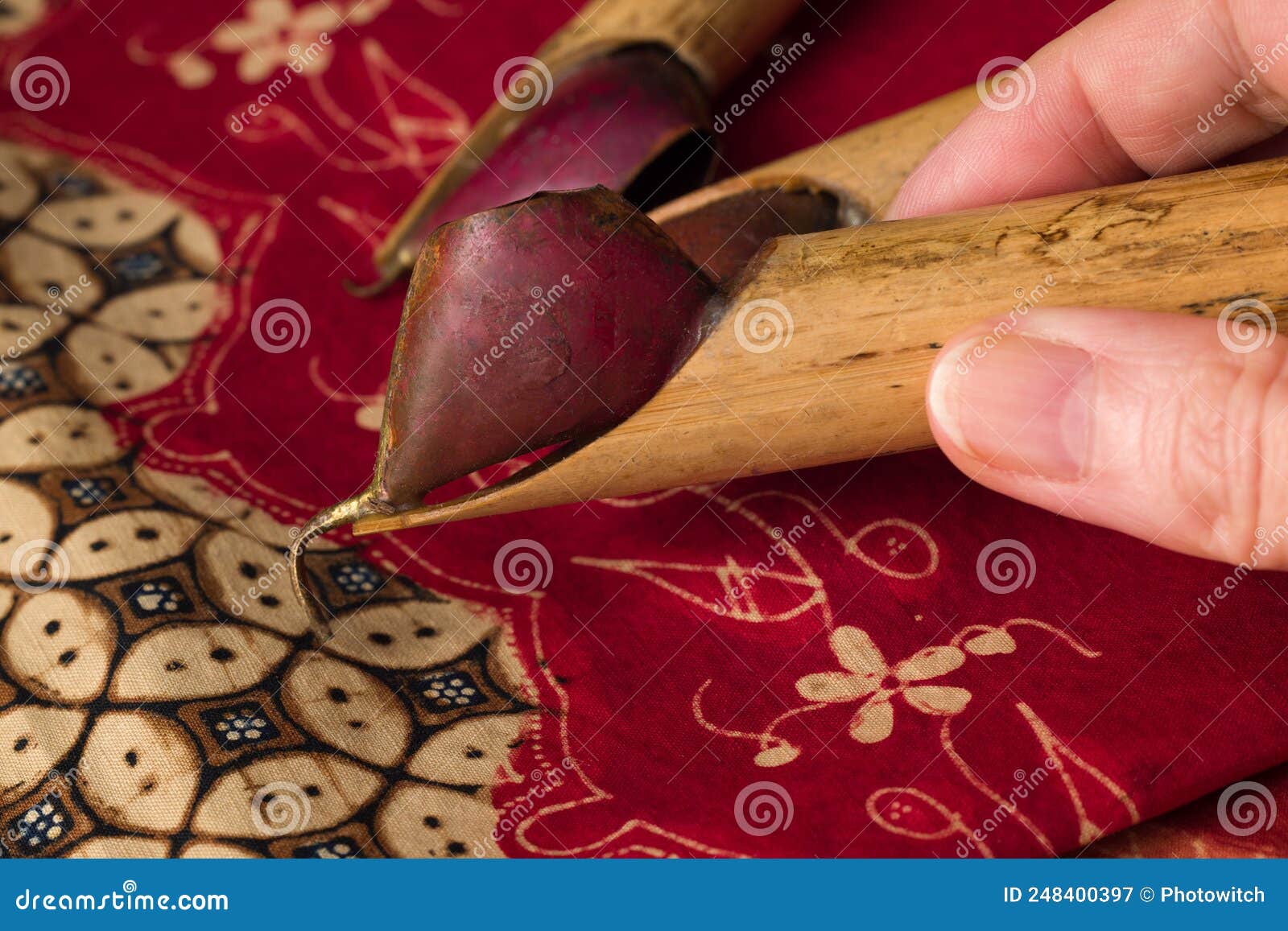 Antique Batik work stock image. Image of wooden, tjanting - 248400397