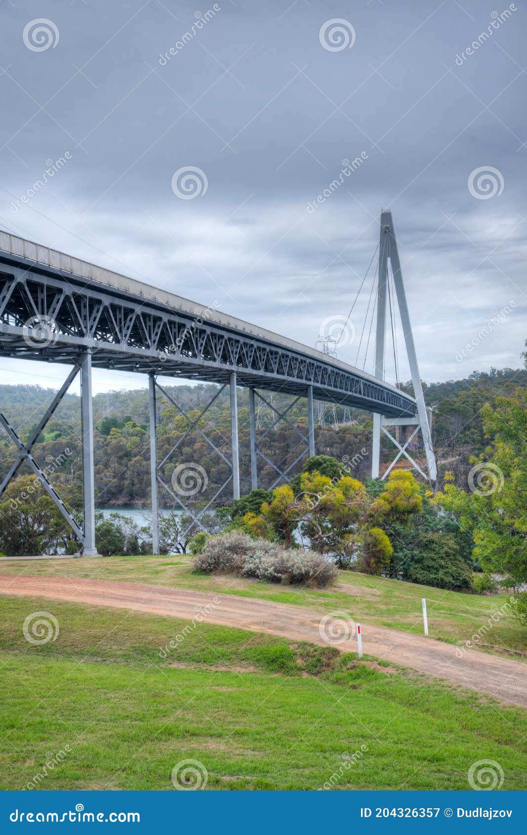 Batman Bridge in Tasmania, Australia Stock Image - Image of historic ...