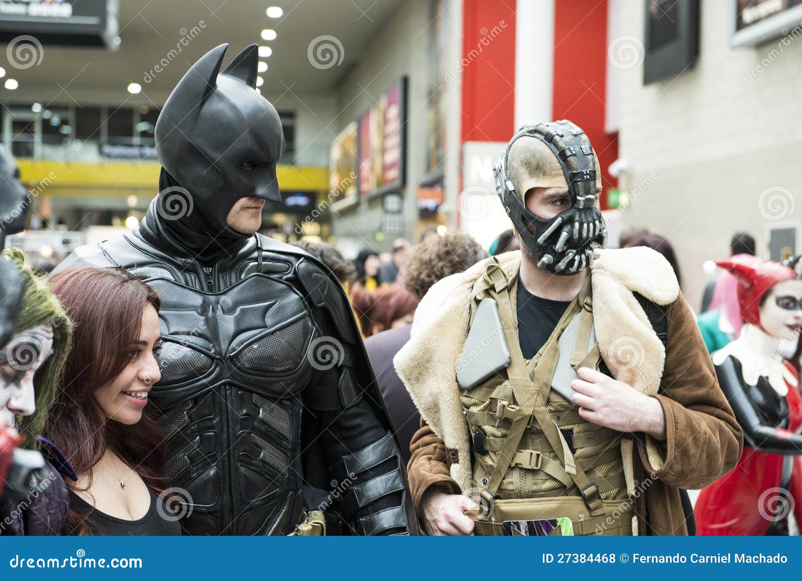 Batman cosplayers editorial stock photo. Image of batman - 27384468