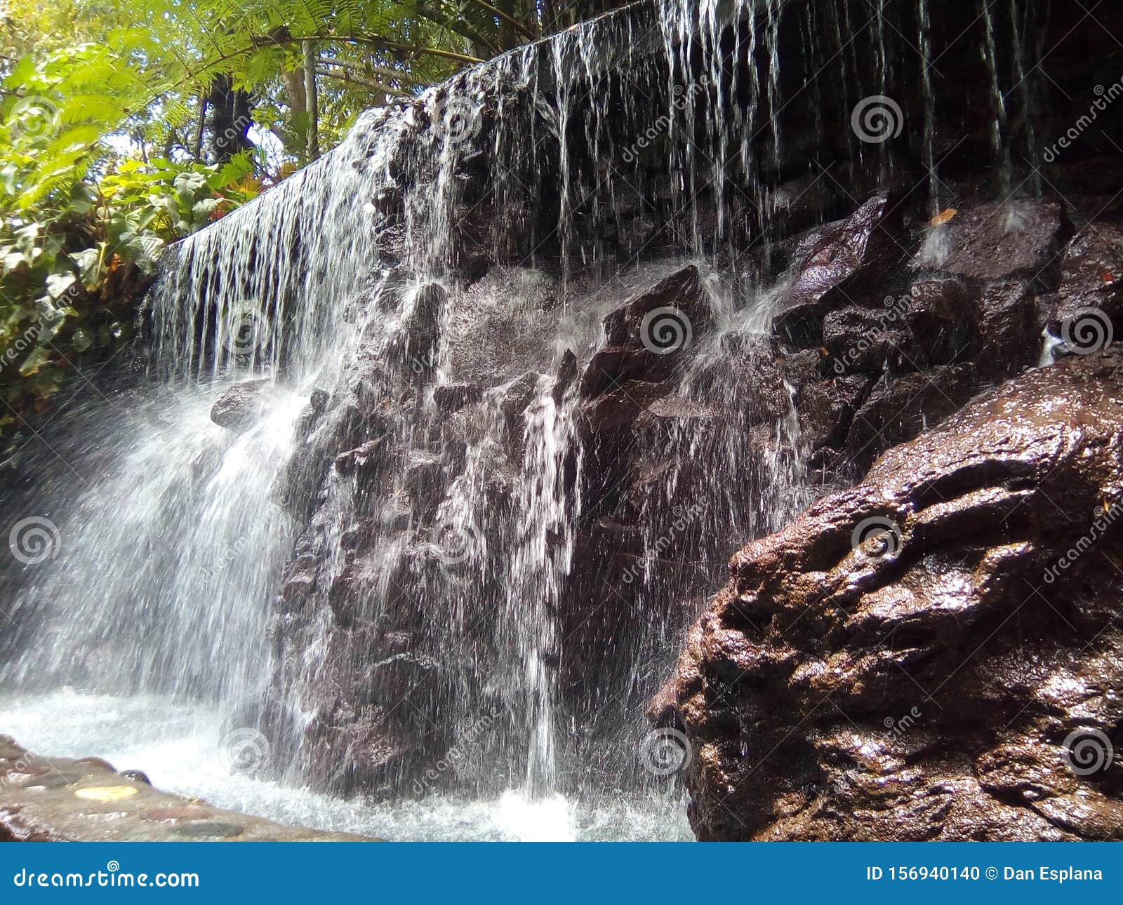 Bato Springs Falls stock photo. Image of calabarzon - 156940140