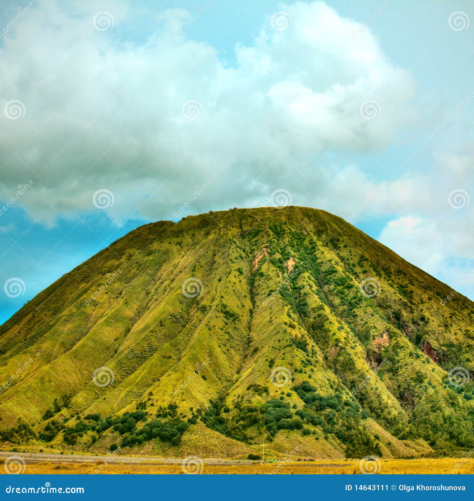 Batok volcano stock image. Image of sunset, park, summer - 14643111