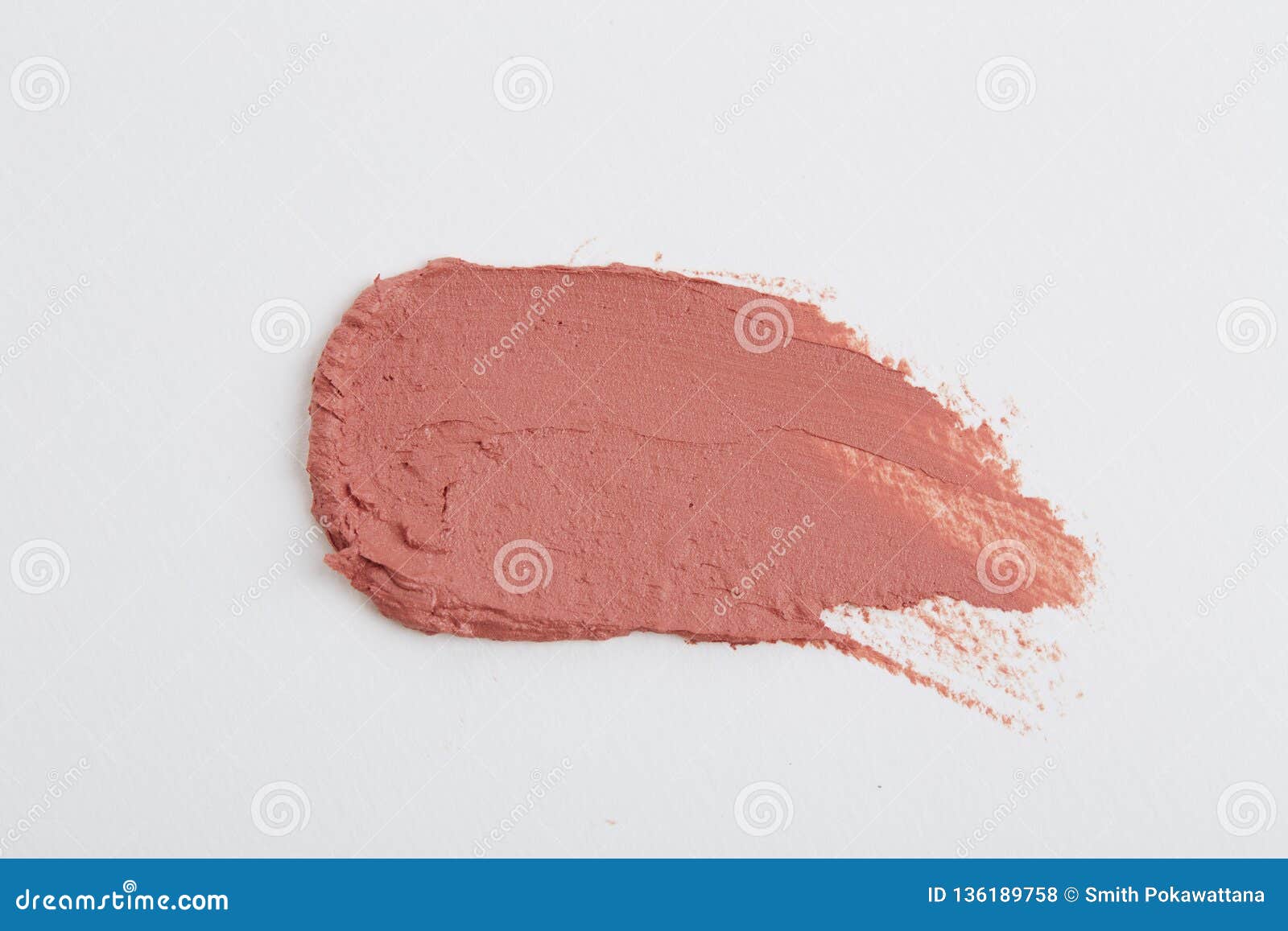 Batom Bege Borrado No Fundo Branco Foto de Stock - Imagem de sujo ...