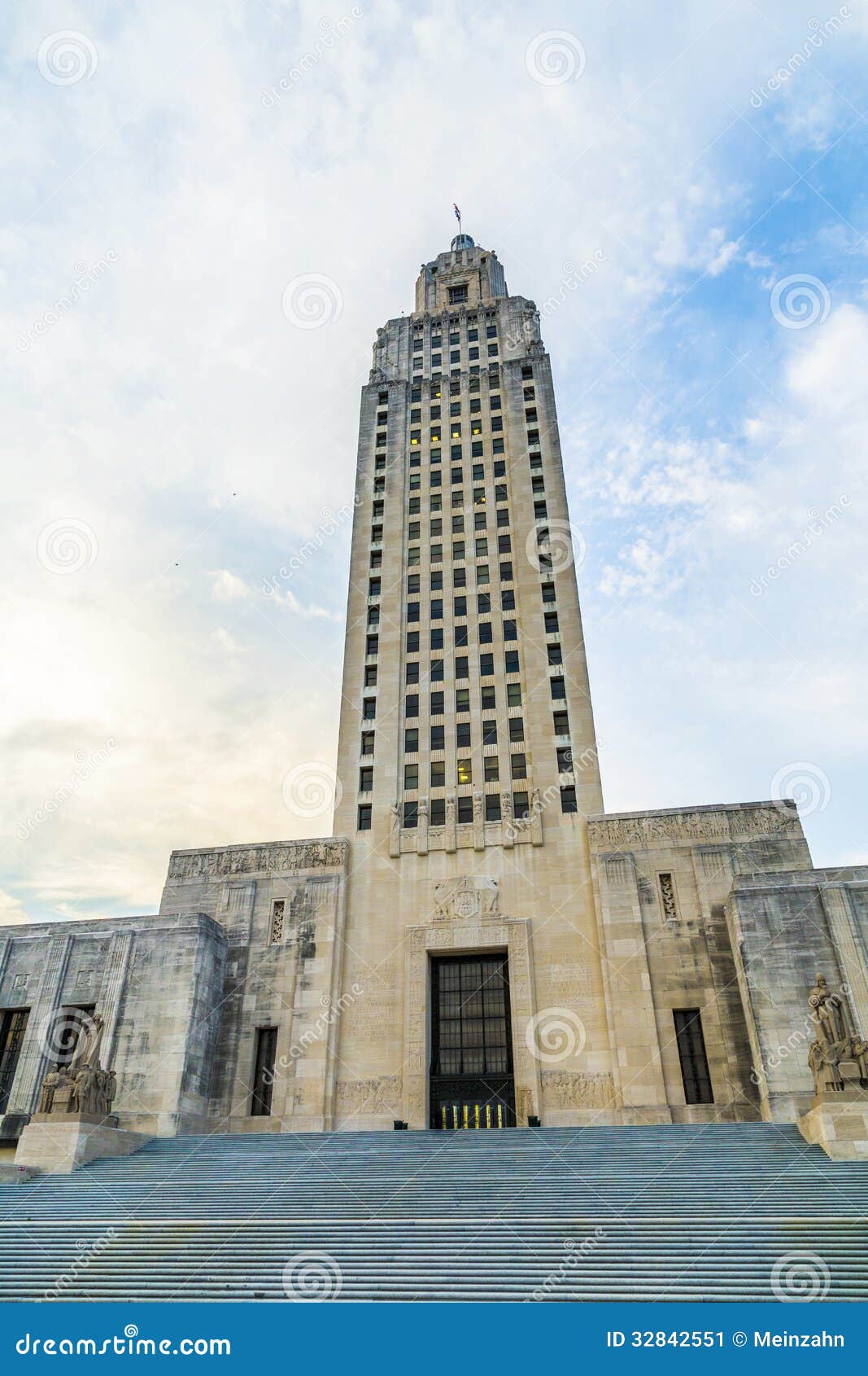 Baton Rouge, Louisiana - State Stock Image - Image of blue, capitol ...