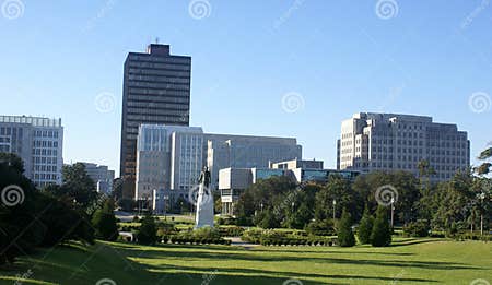 Baton Rouge Skyline stock image. Image of statue, rouge - 21672873