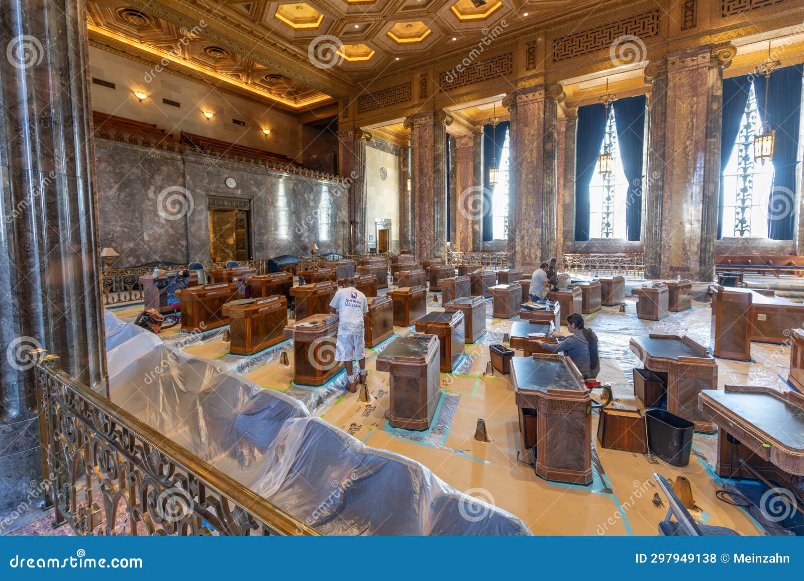 Inside the State Capitol Building in Baton Rouge, USA Editorial Stock ...