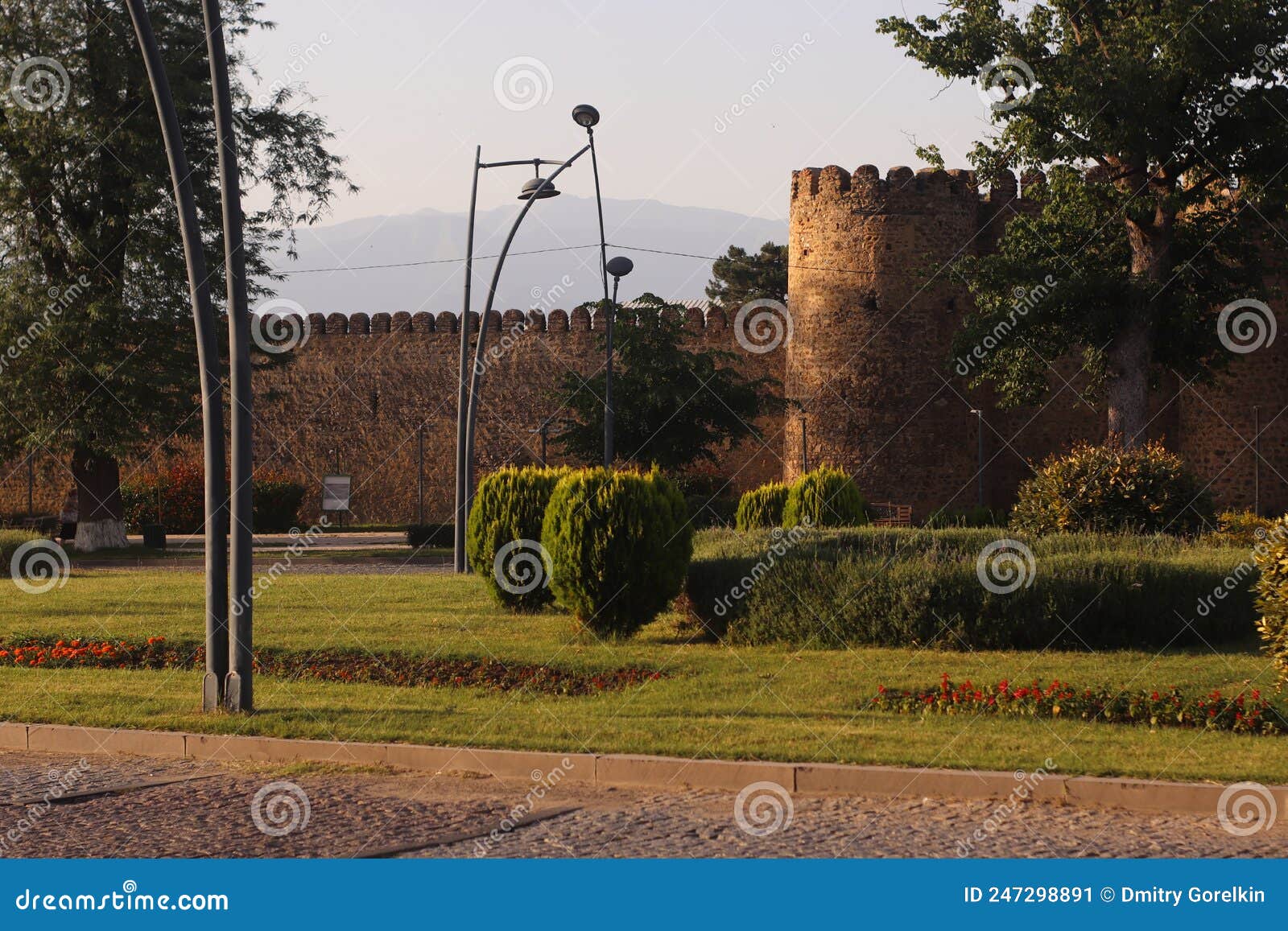 Telavi, Georgia - 07.10.2019: Two Children, Boy And Girl Going To ...