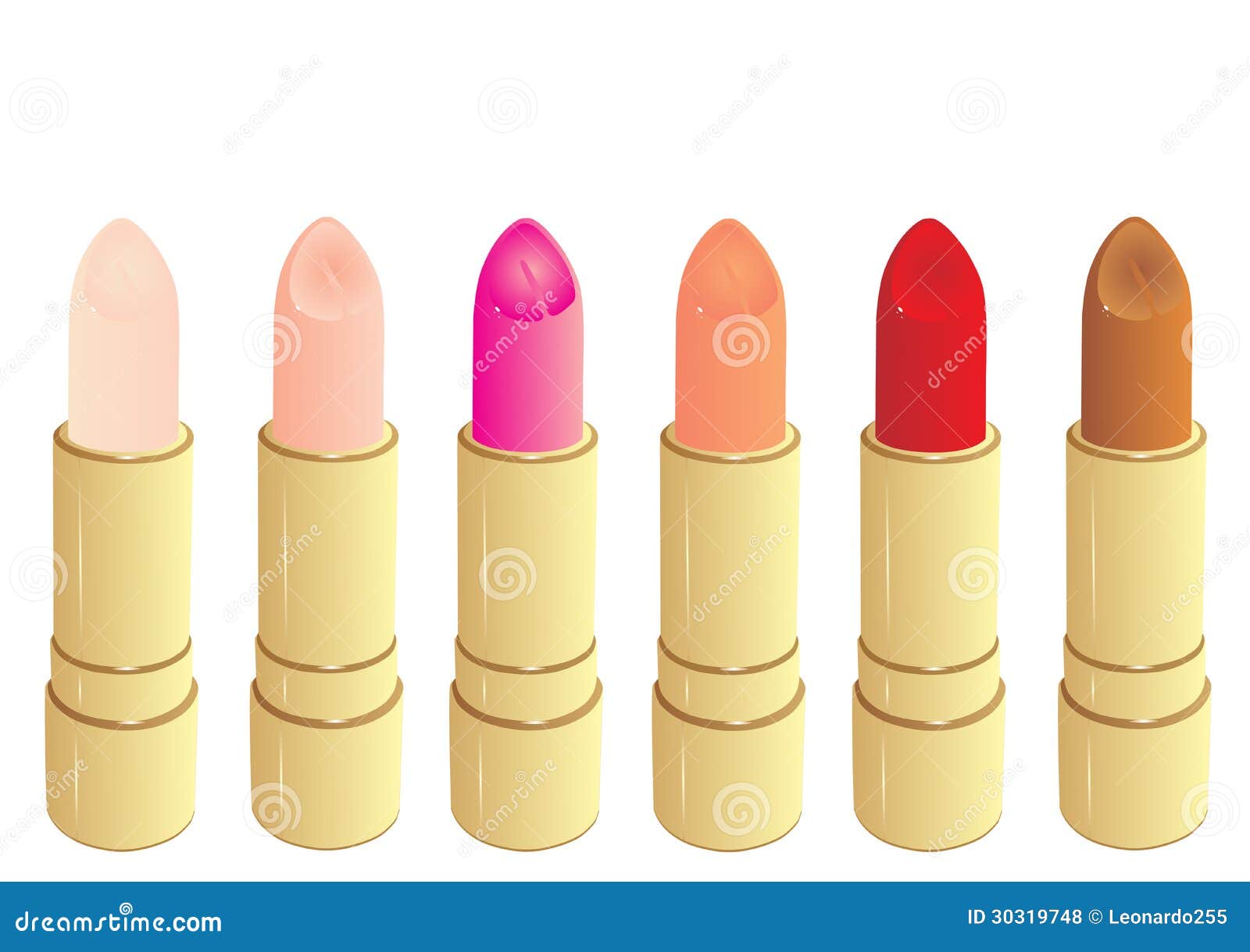 Batons bonitos ilustração do vetor. Ilustração de aberto - 30319748