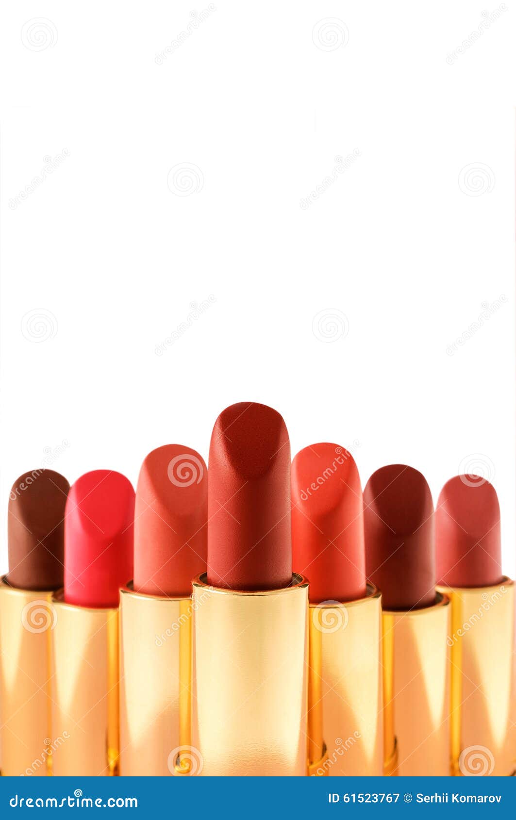 Batons Bonitos, Isolados No Branco Imagem de Stock - Imagem de brilho ...