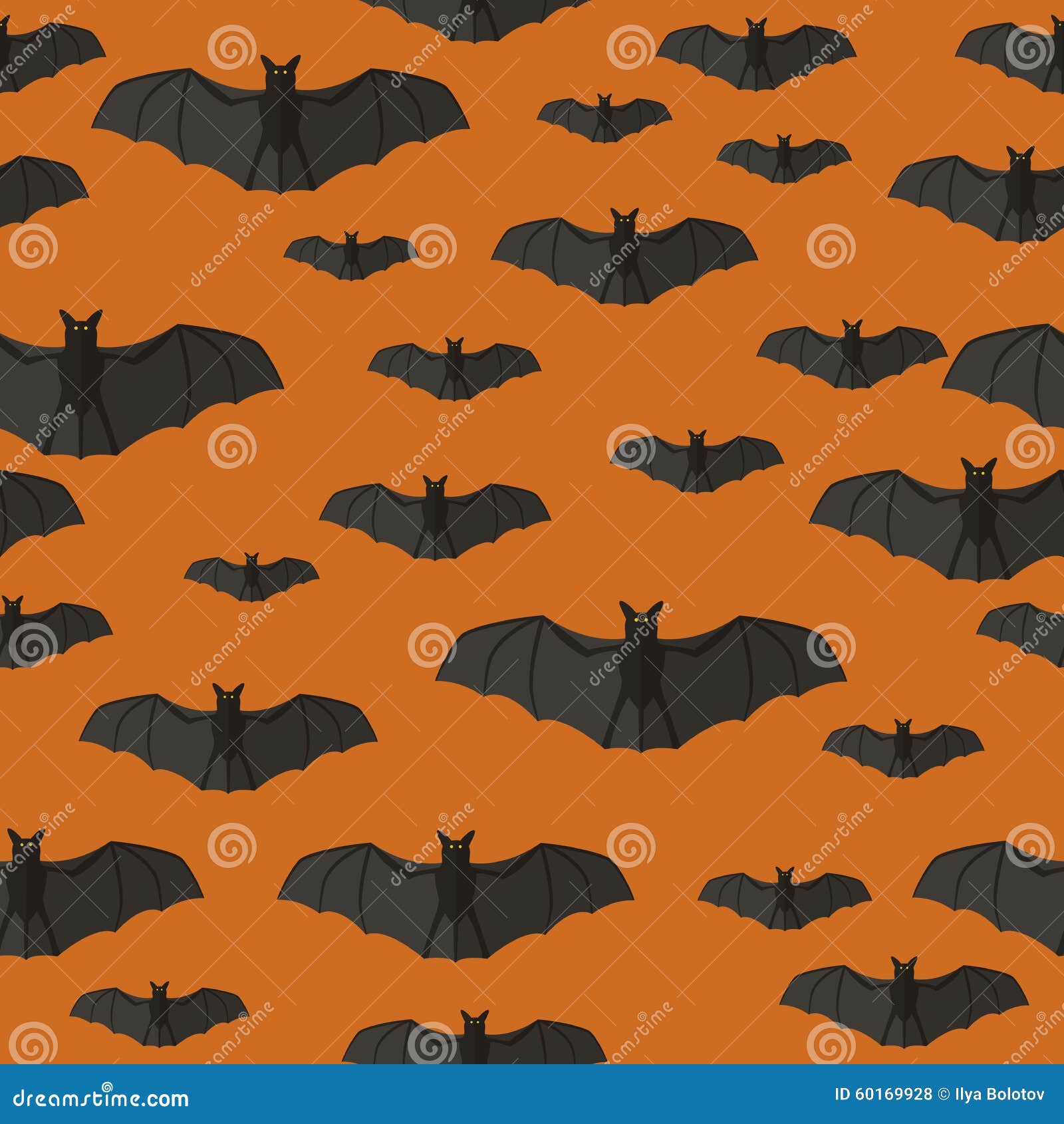 Bats pattern. stock vector. Illustration of ornament - 60169928