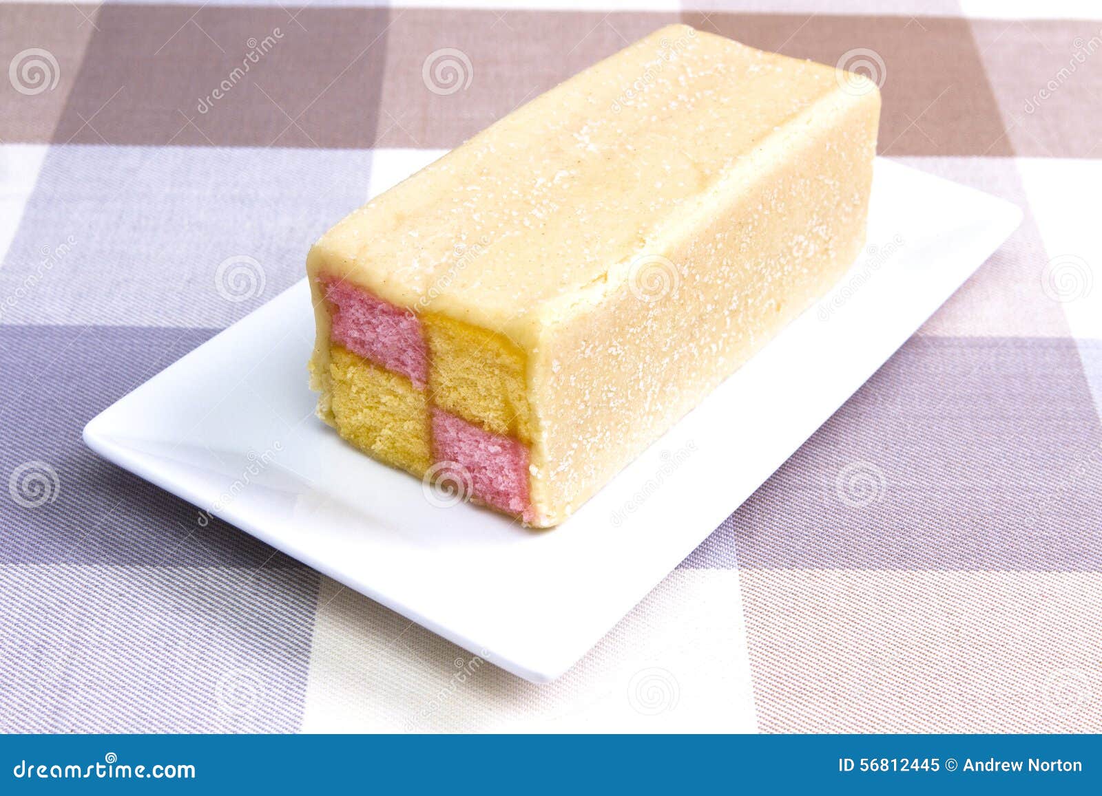 Battenberg cake stock image. Image of battenburg, sponge - 56812445