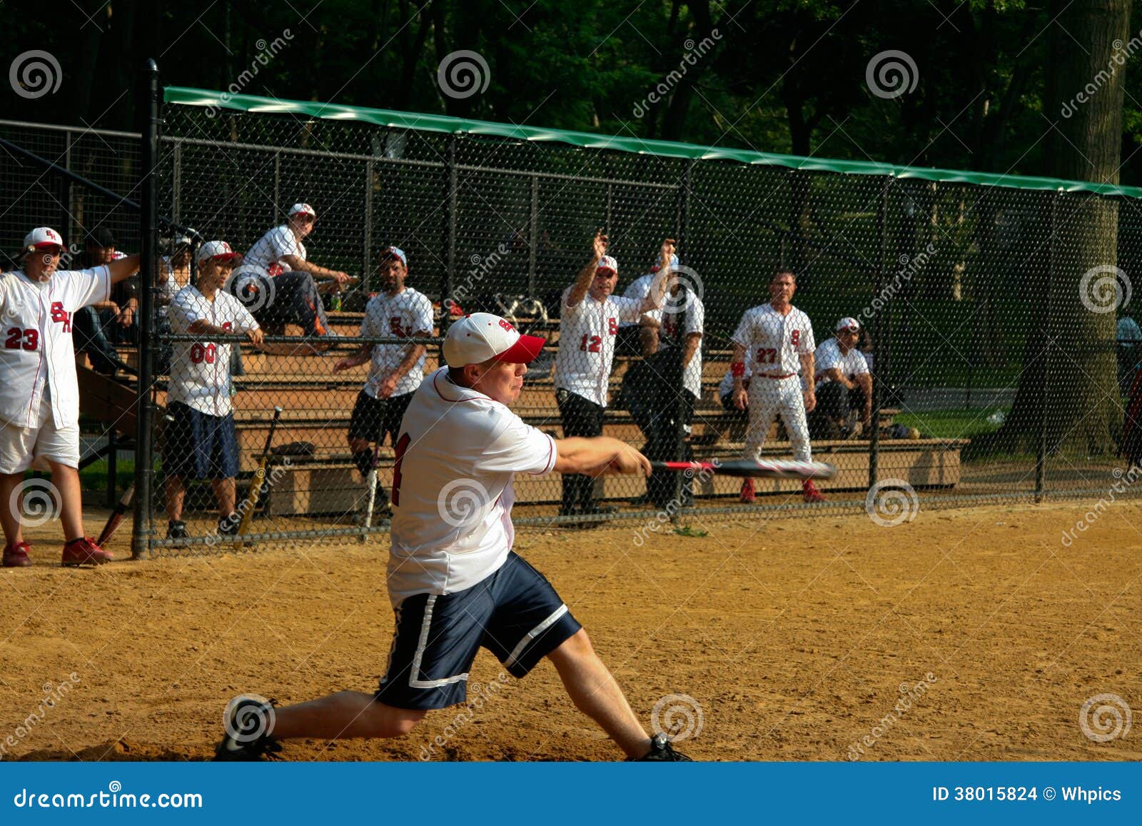 Batter Hitting editorial stock image. Image of sport - 38015824