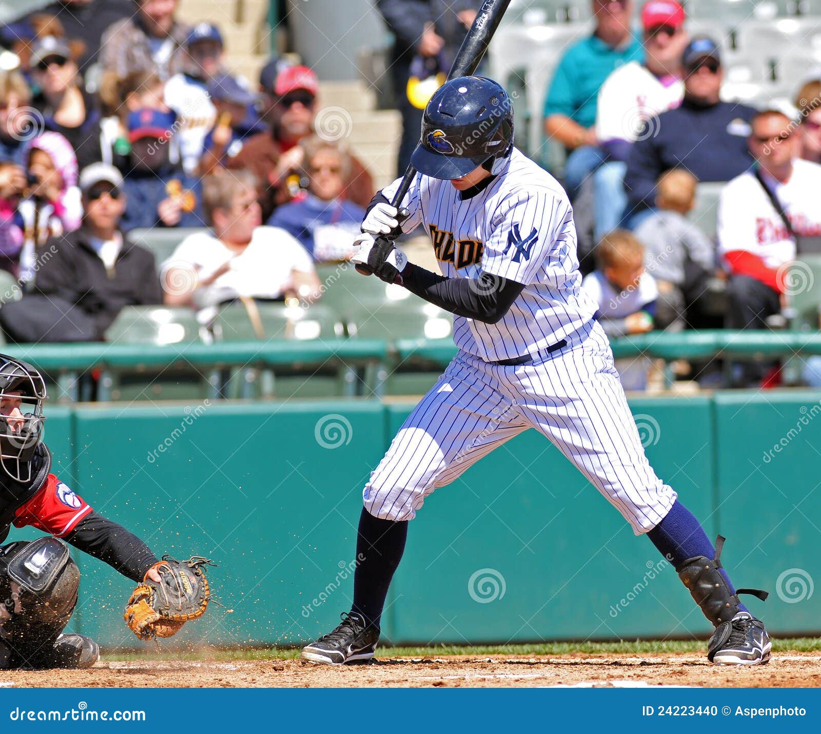 Batter Takes a Pitch Low - Ball Editorial Image - Image of athlete ...