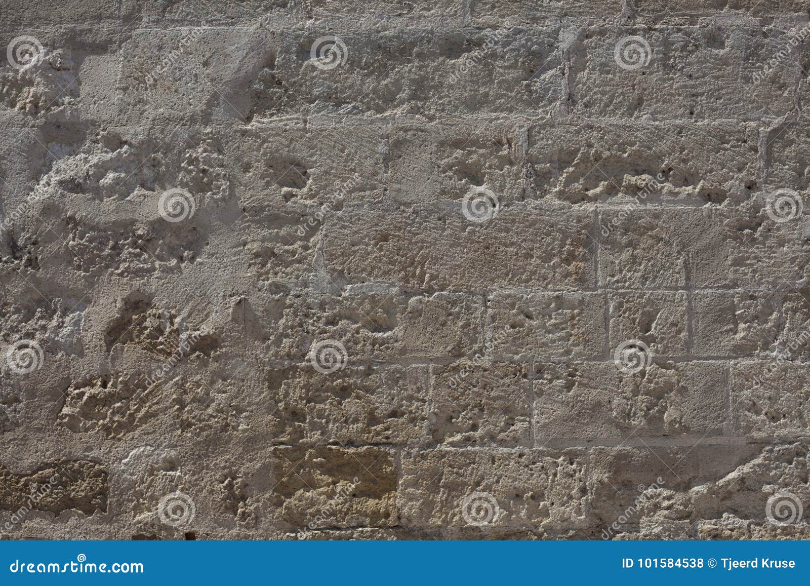 Battered Concrete Sand Stone Wall Stock Photo - Image of pattern ...