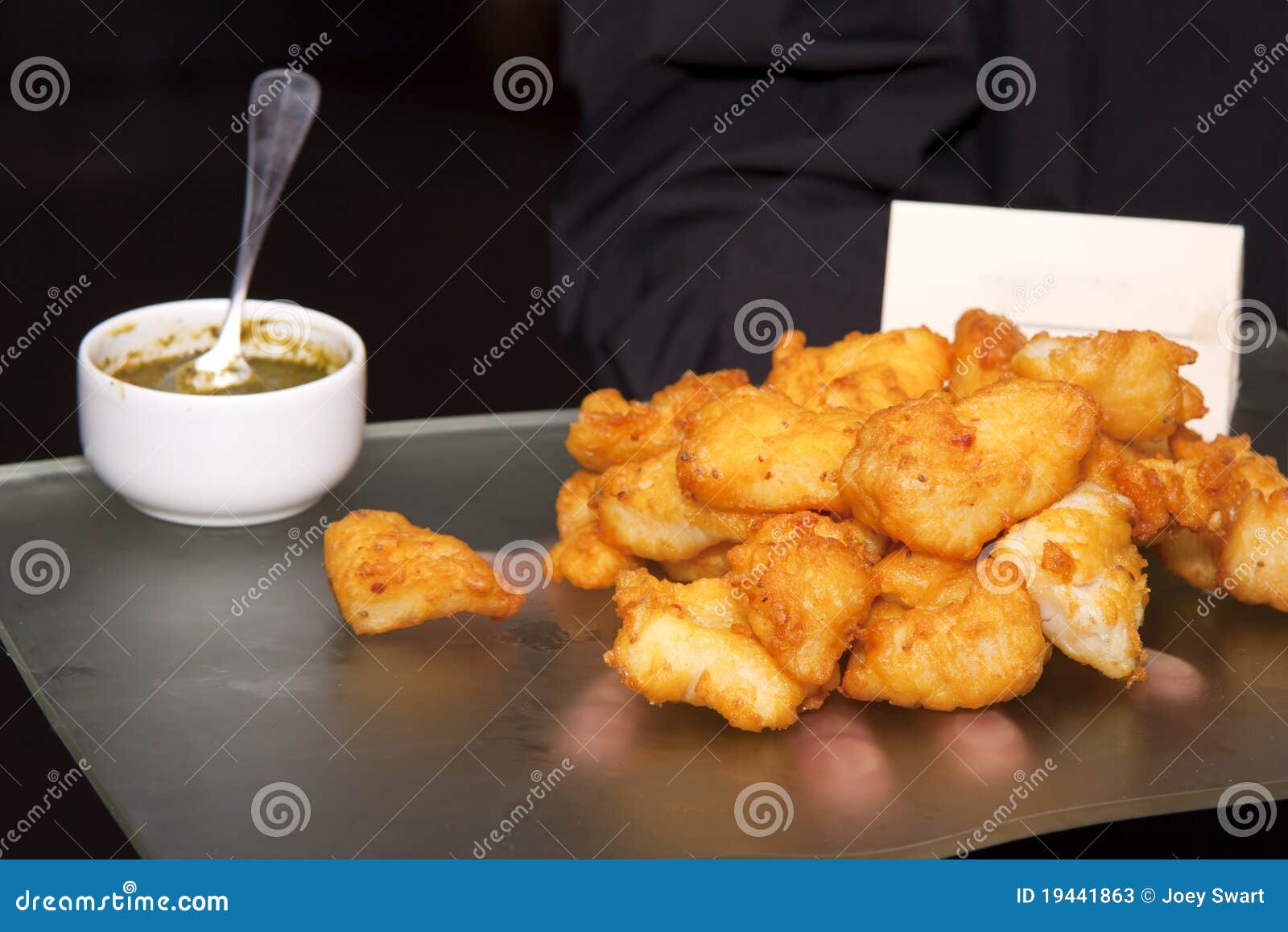 Battered fish snack. stock image. Image of lunch, tasty - 19441863