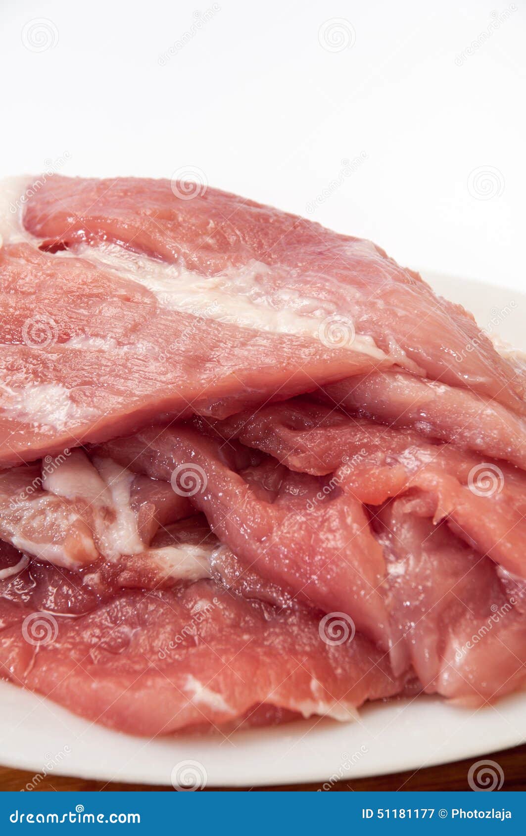 Battered Raw Meat Prepared for Frying Stock Image - Image of beefsteak ...