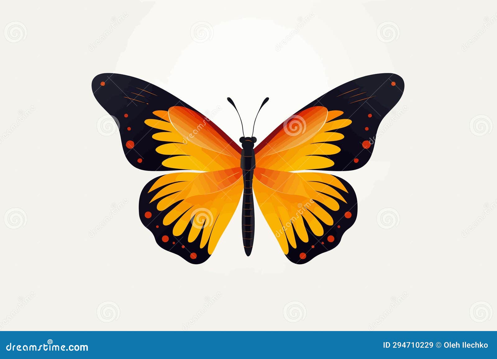 Batterfly Vector Flat Minimalistic Isolated Vector Style Illustration ...