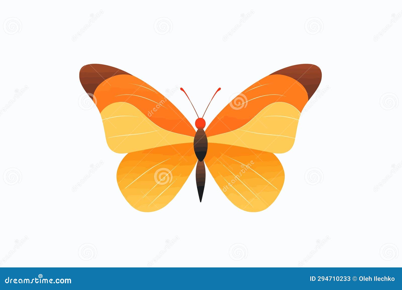 Batterfly Vector Flat Minimalistic Isolated Vector Style Illustration ...