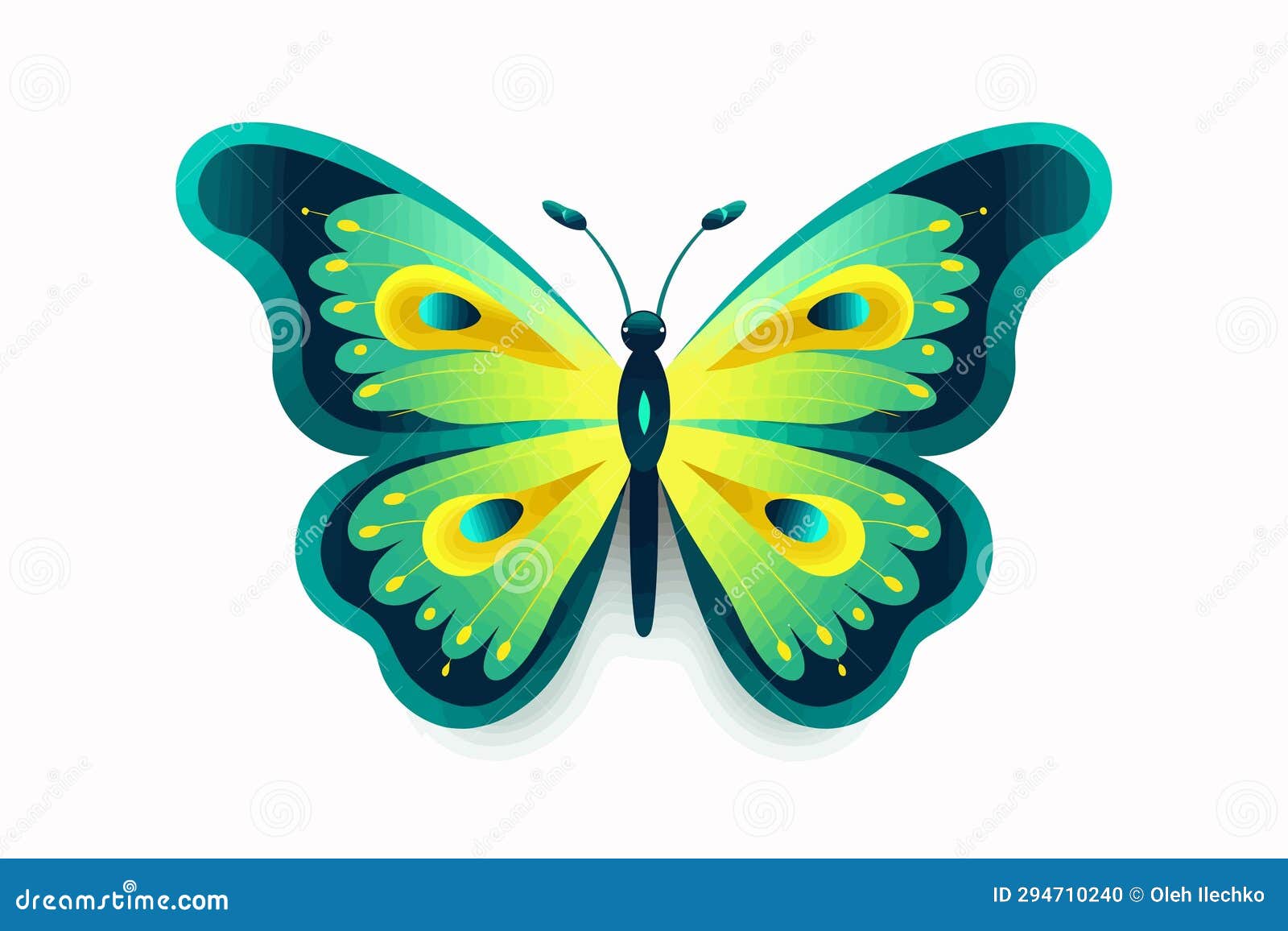 Batterfly Vector Flat Minimalistic Isolated Vector Style Illustration ...