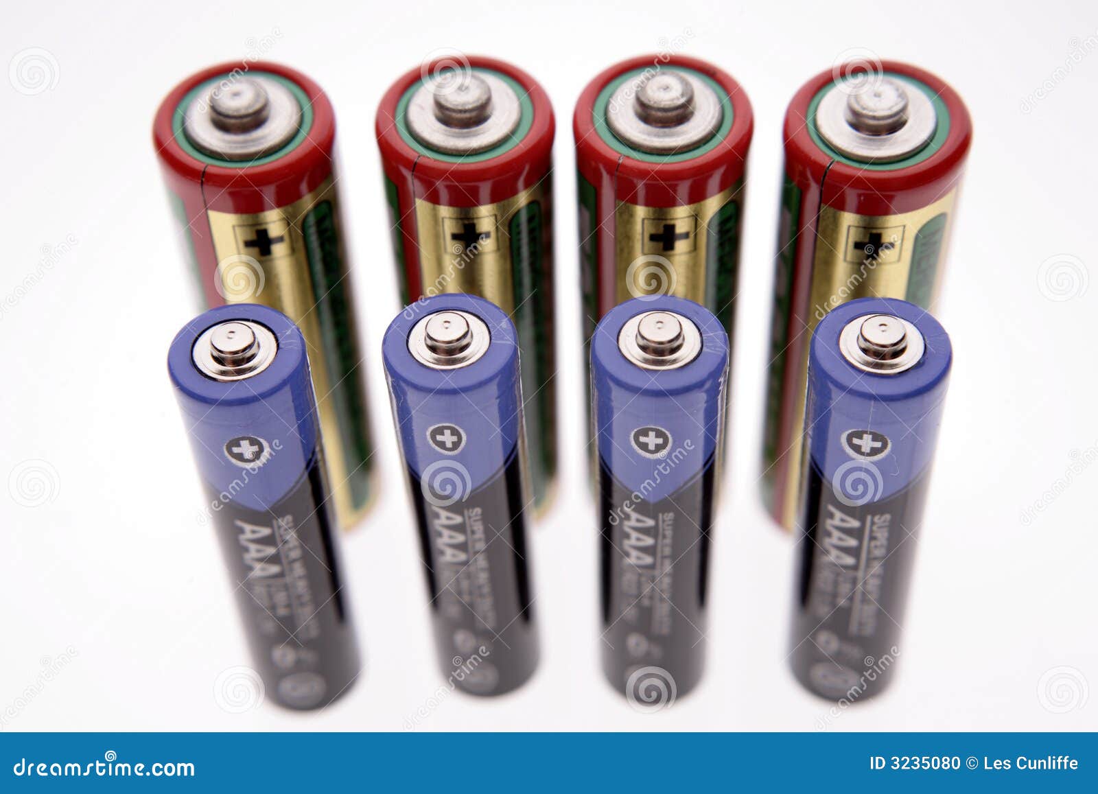 Batterien stockfoto. Bild von batterien, skala, energie - 3235080