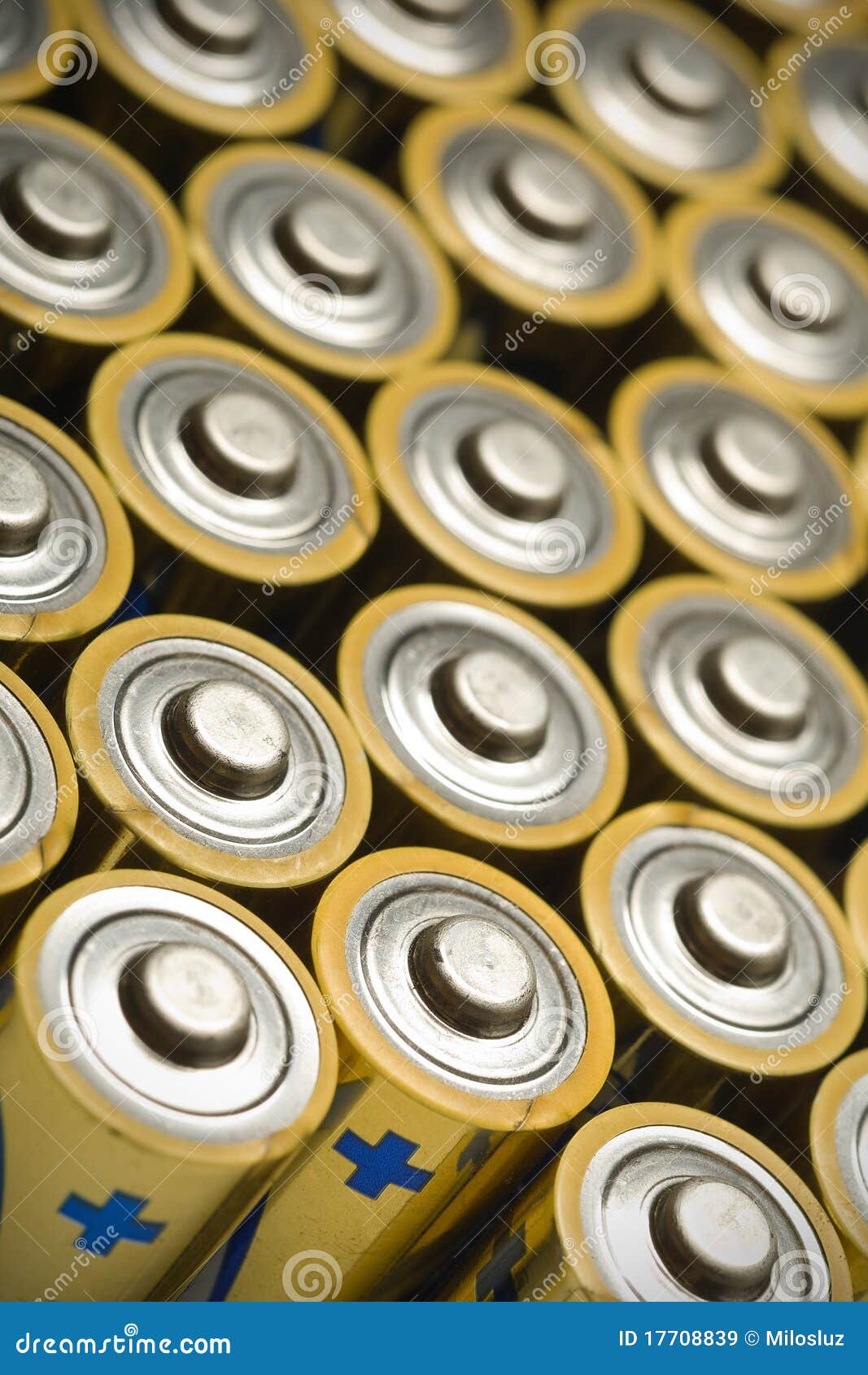 Batteries stock image. Image of macro, cell, detail, charge - 17708839