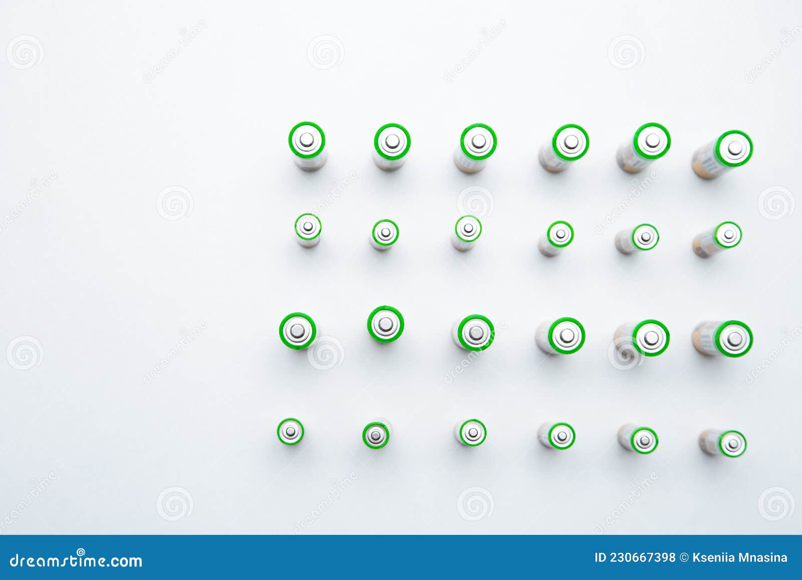 The Batteries are Arranged in a Triangle in the Upper Corner of the ...