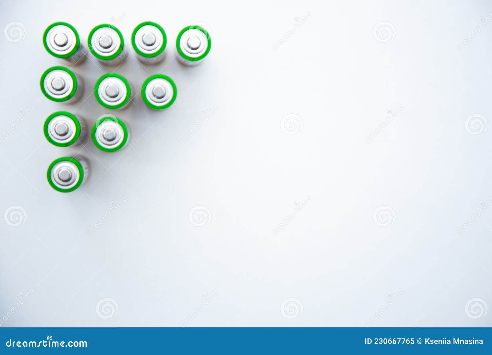 The Batteries are Arranged in a Triangle in the Upper Corner of the ...