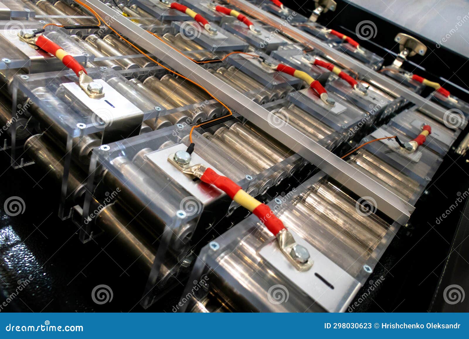 The Batteries are Assembled into a Single Circuit and Interconnected ...