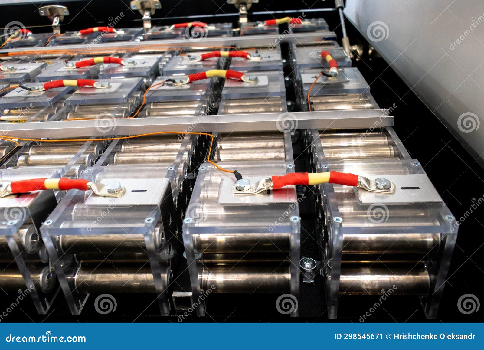 The Batteries are Assembled into a Single Circuit and Interconnected ...