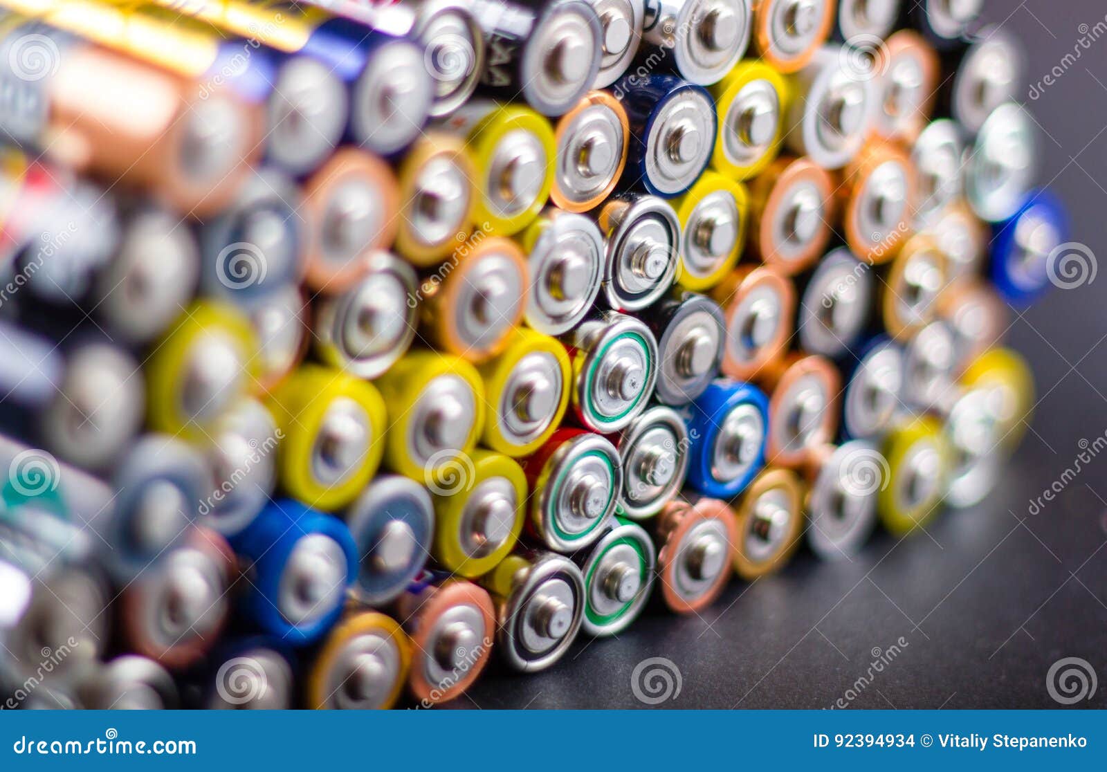 Batteries stock photo. Image of energy, alkaline, mercury - 92394934