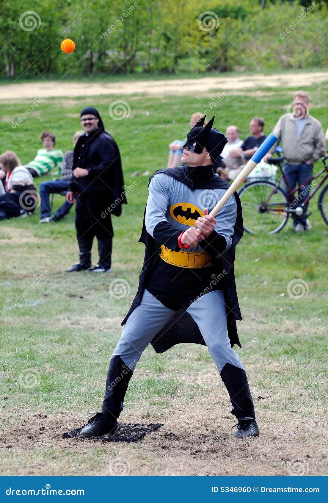 Battering batman editorial image. Image of student, college - 5346960