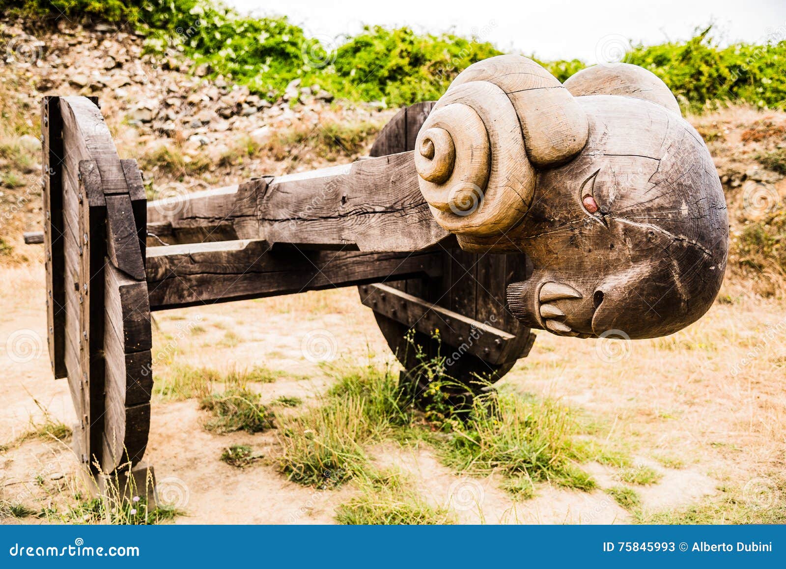 Battering-ram stock image. Image of army, ballista, house - 75845993