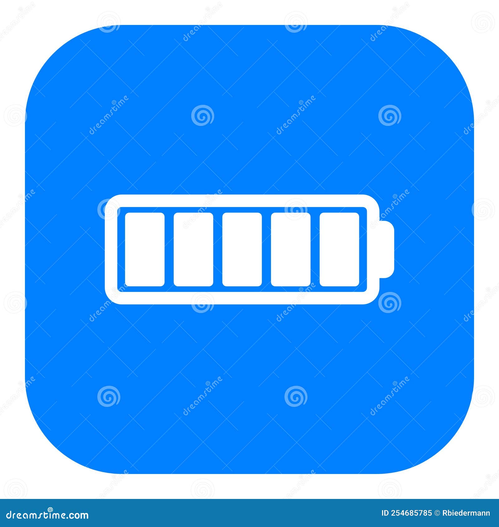 Battery and app icon stock vector. Illustration of electricity - 254685785