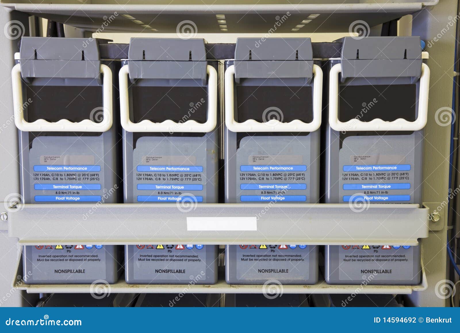 DC Battery Backup And Uninterrupted Power Supply To The Power Plant. A ...