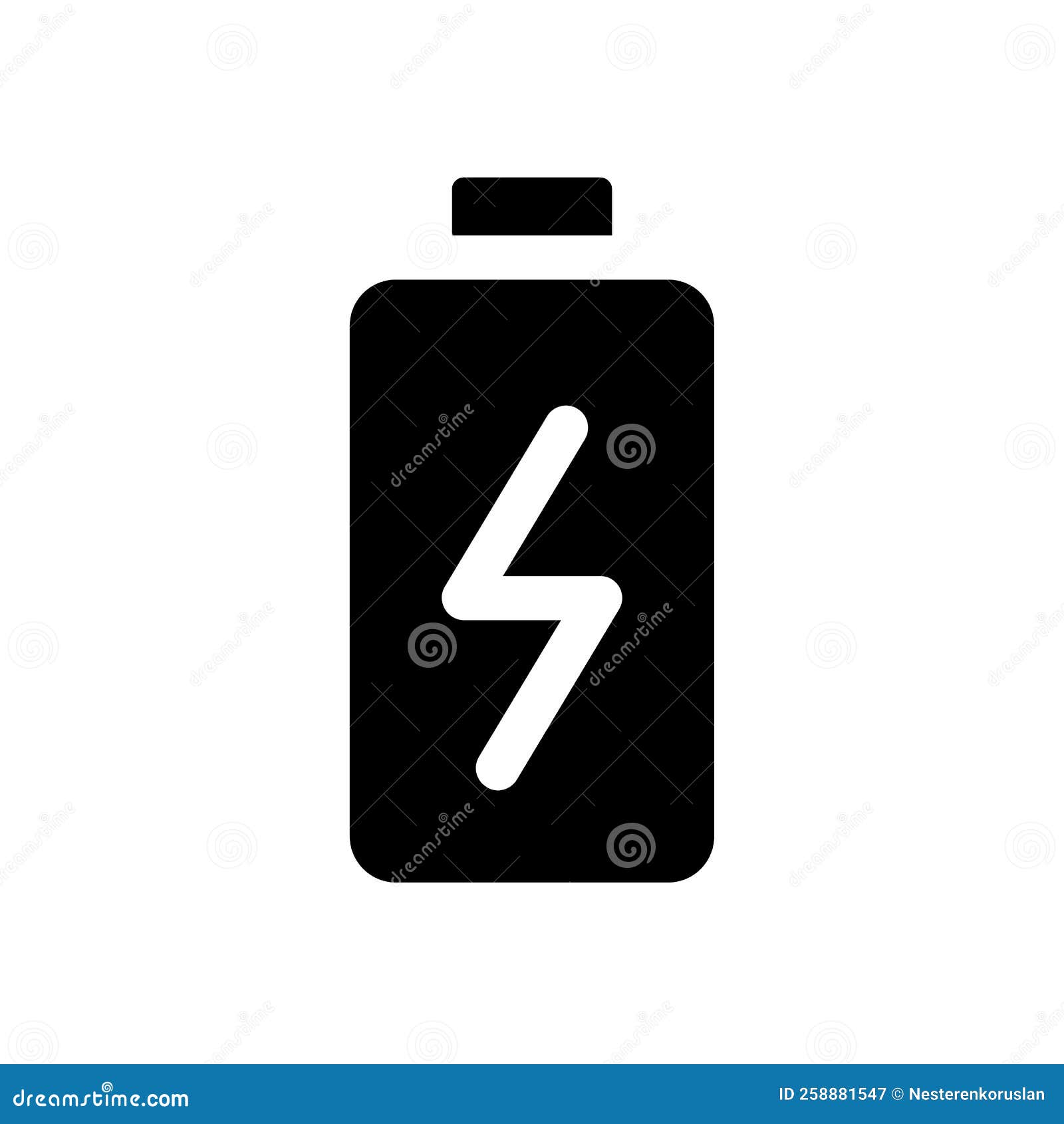 Battery Black Glyph Ui Icon Stock Vector - Illustration of equipment ...
