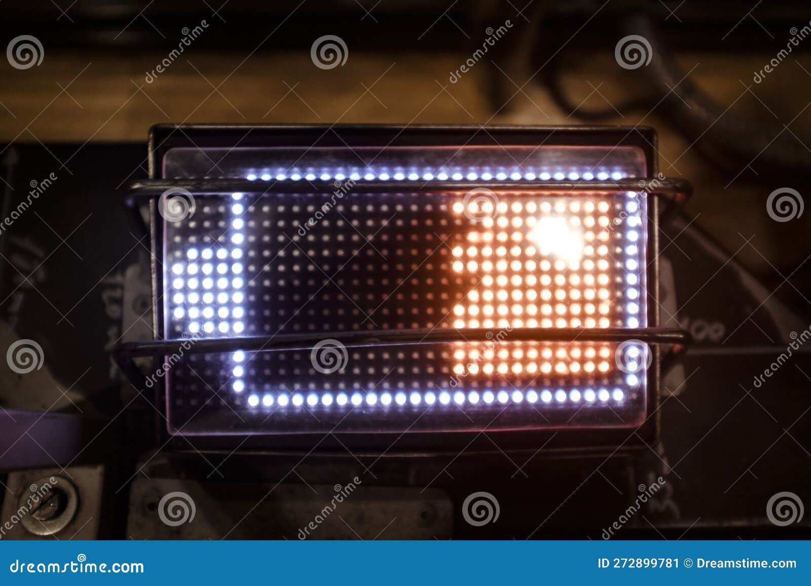 Battery Cell Loading on a Lcd Screen Stock Image - Image of close ...