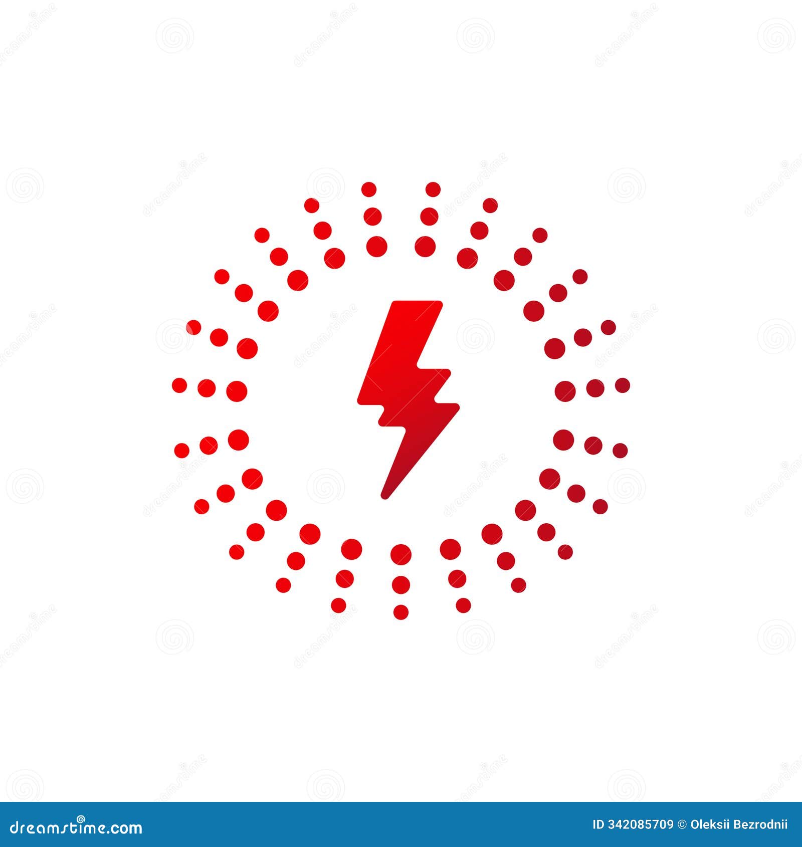 Battery Charge Dynamic Thunderbolt Power Flash Logo Stock Illustration ...
