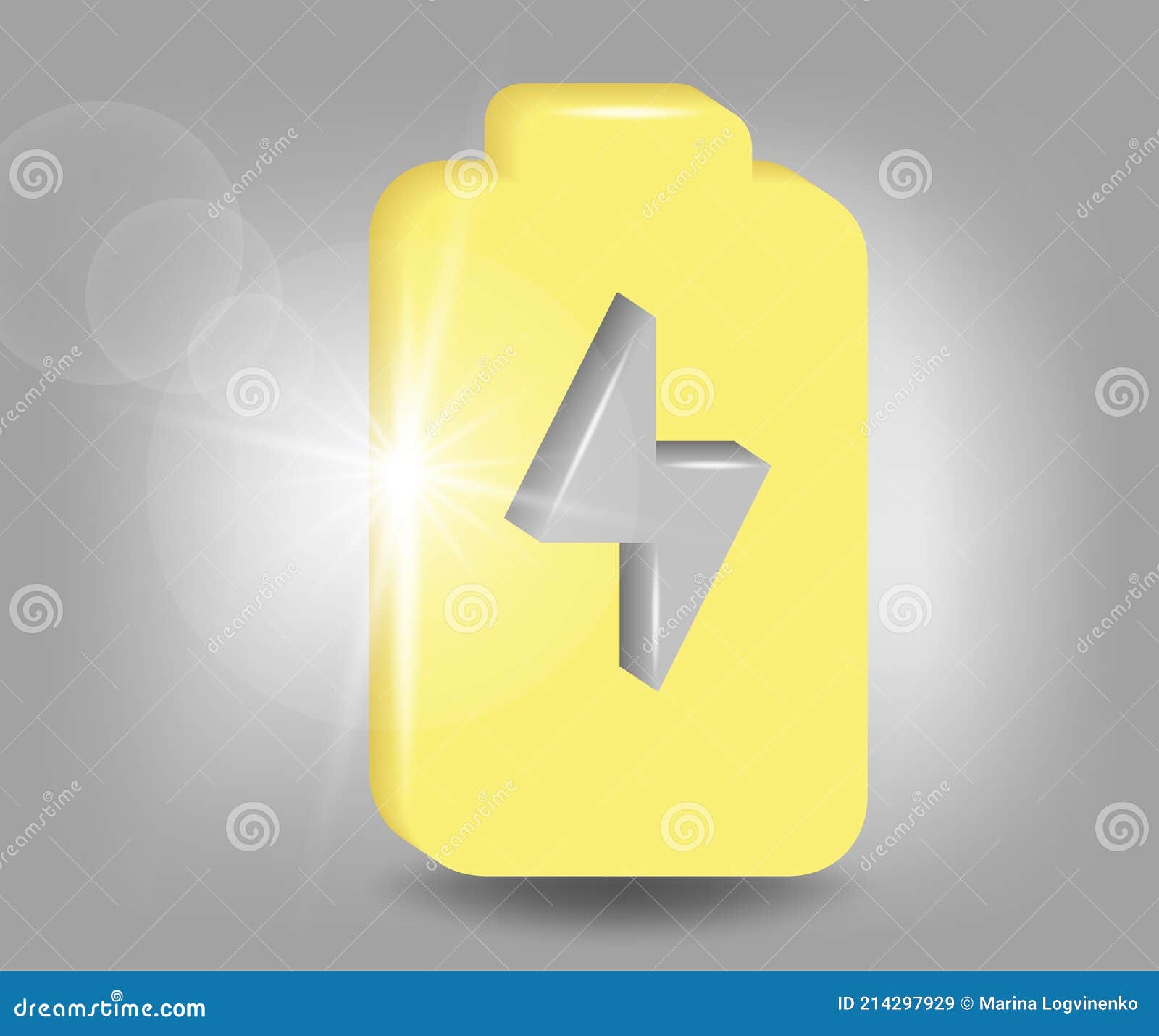 Battery Charge Icon stock vector. Illustration of concepts - 214297929