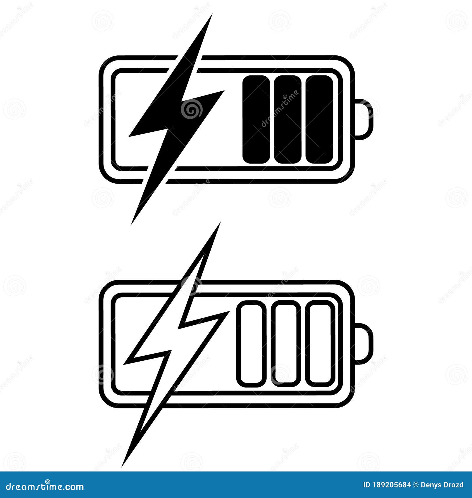 Battery Charge Icon Vectir Set. Electrical Power Charger Illustration ... Battery Charge Icon Vectir Set. Electrical Power Charger Illustration ...