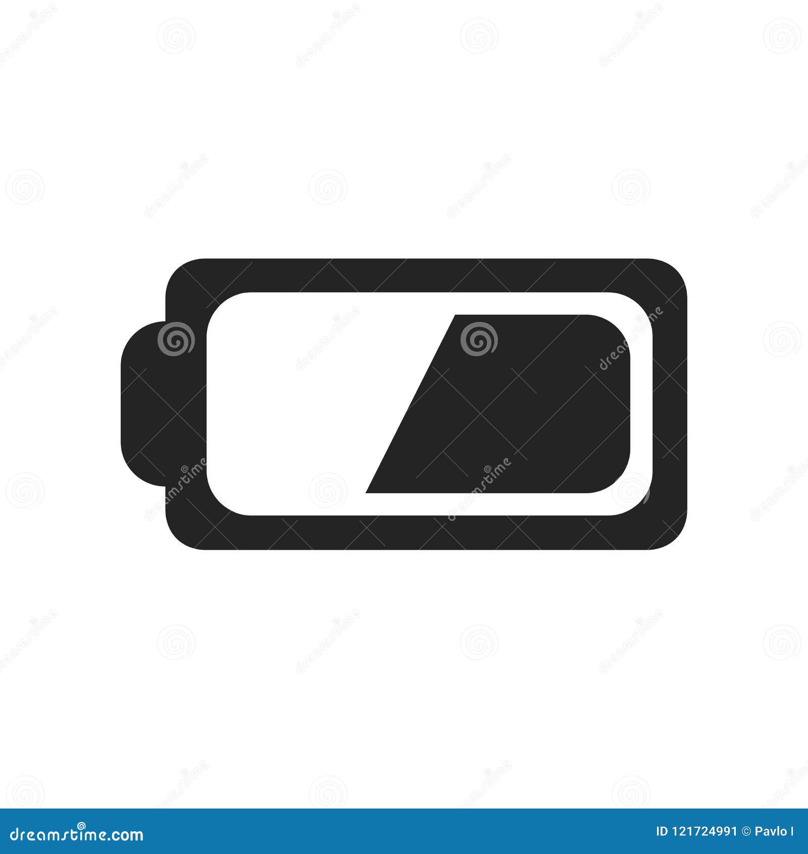 Battery Charge Level Indicator Icon - Vector Stock Vector ...