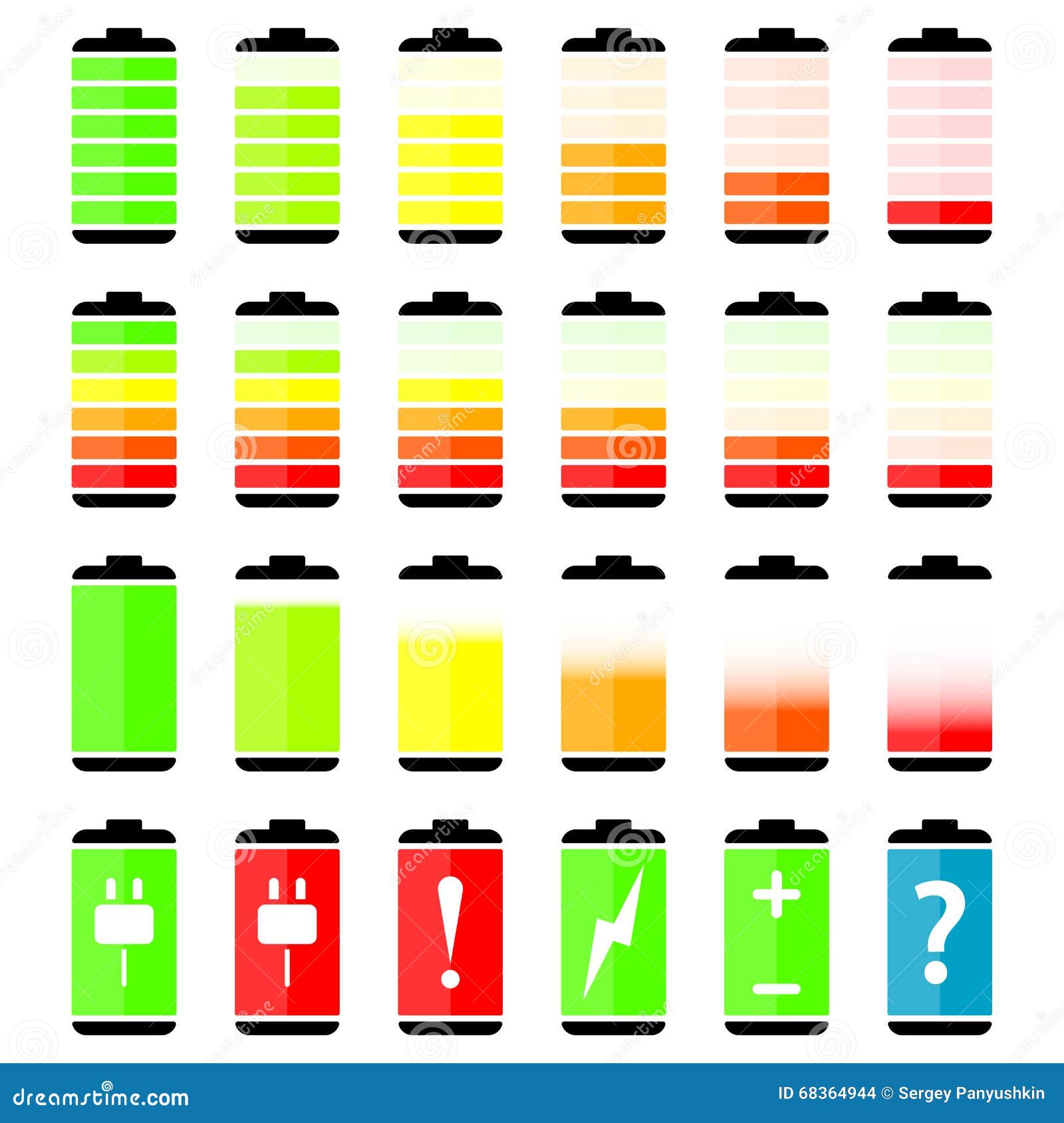 Indicator Icons. Scale Low, Medium Or High Gauge Or Meter Indicator ...