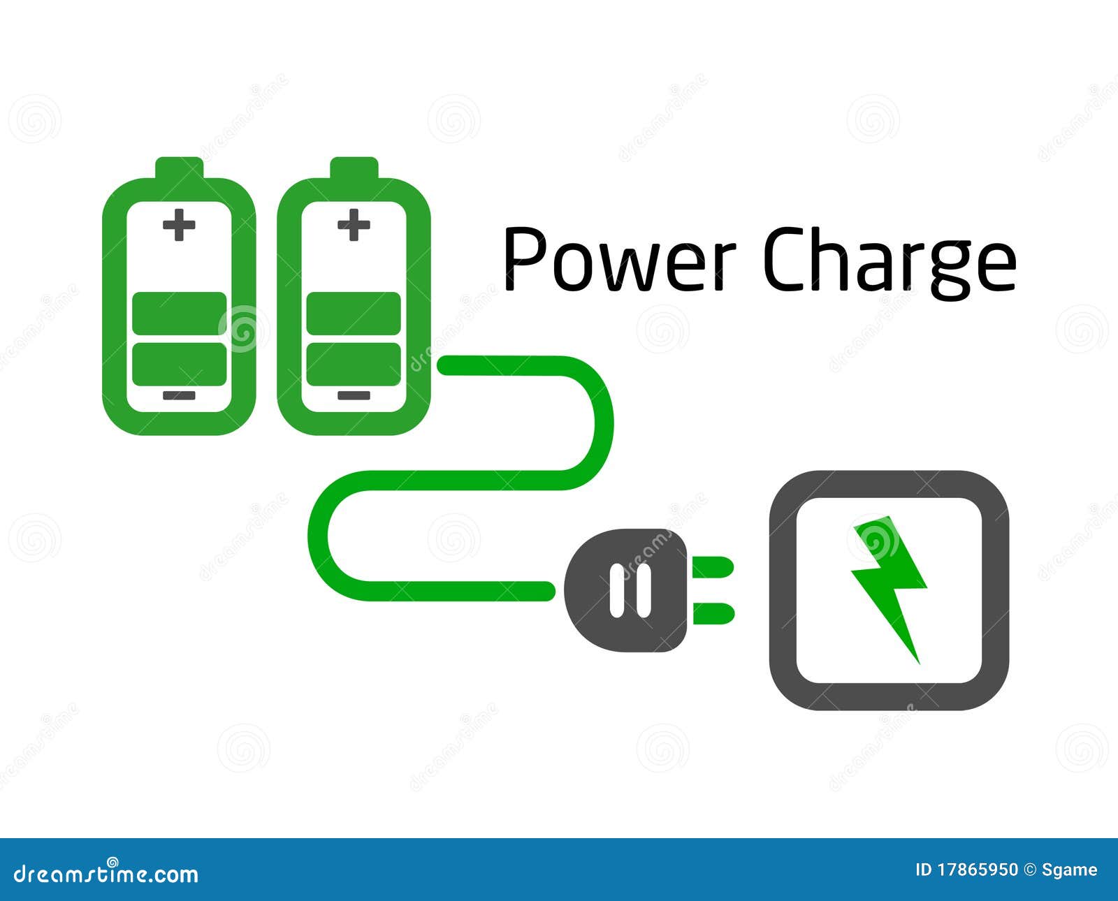 Battery Charge with Plug Vector Stock Vector - Illustration of ...