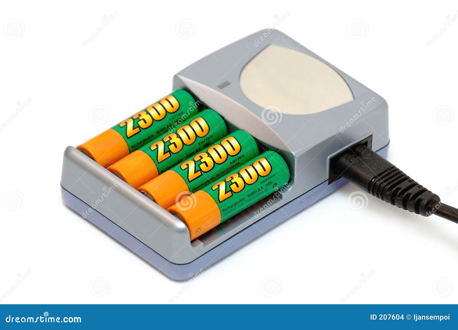 Battery charger stock photo. Image of electricity, four - 207604