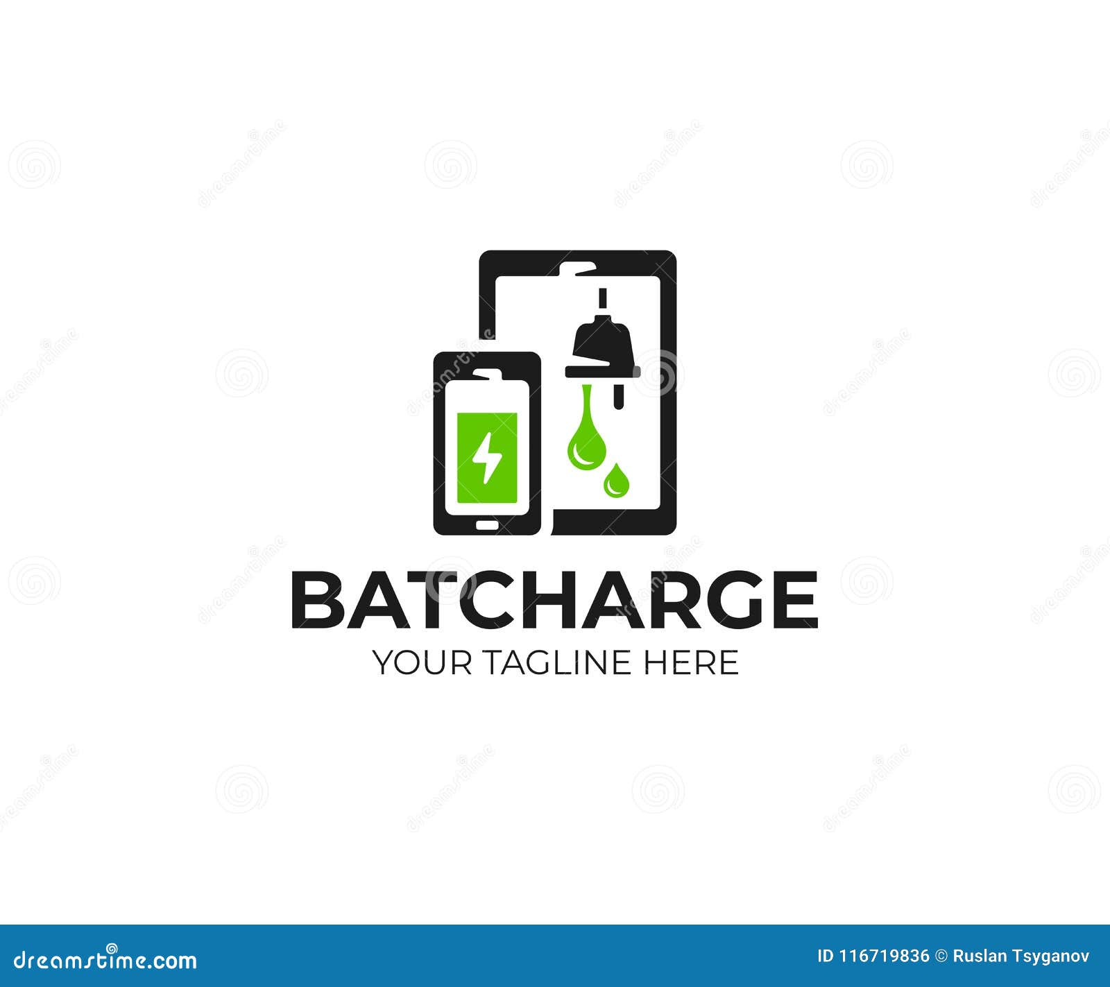 Battery Charging Logo Template. Battery Charge Status Vector Design ...