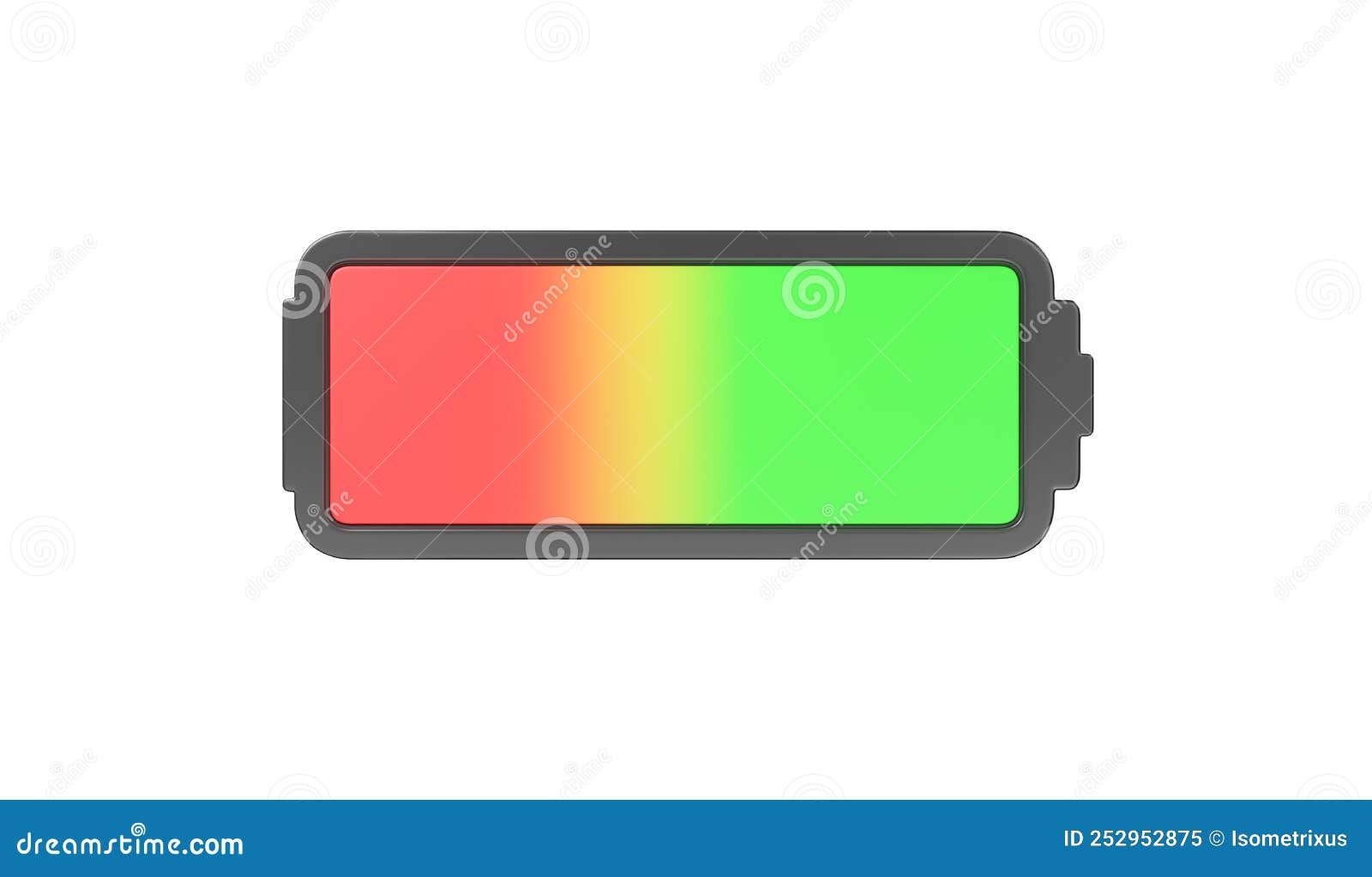 Battery 3d Gradient Icon - Full Level Capacity, Energy Lithium Storage ...