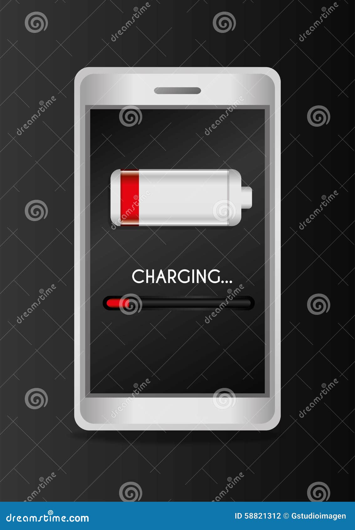 Battery design. stock vector. Illustration of vector - 58821312