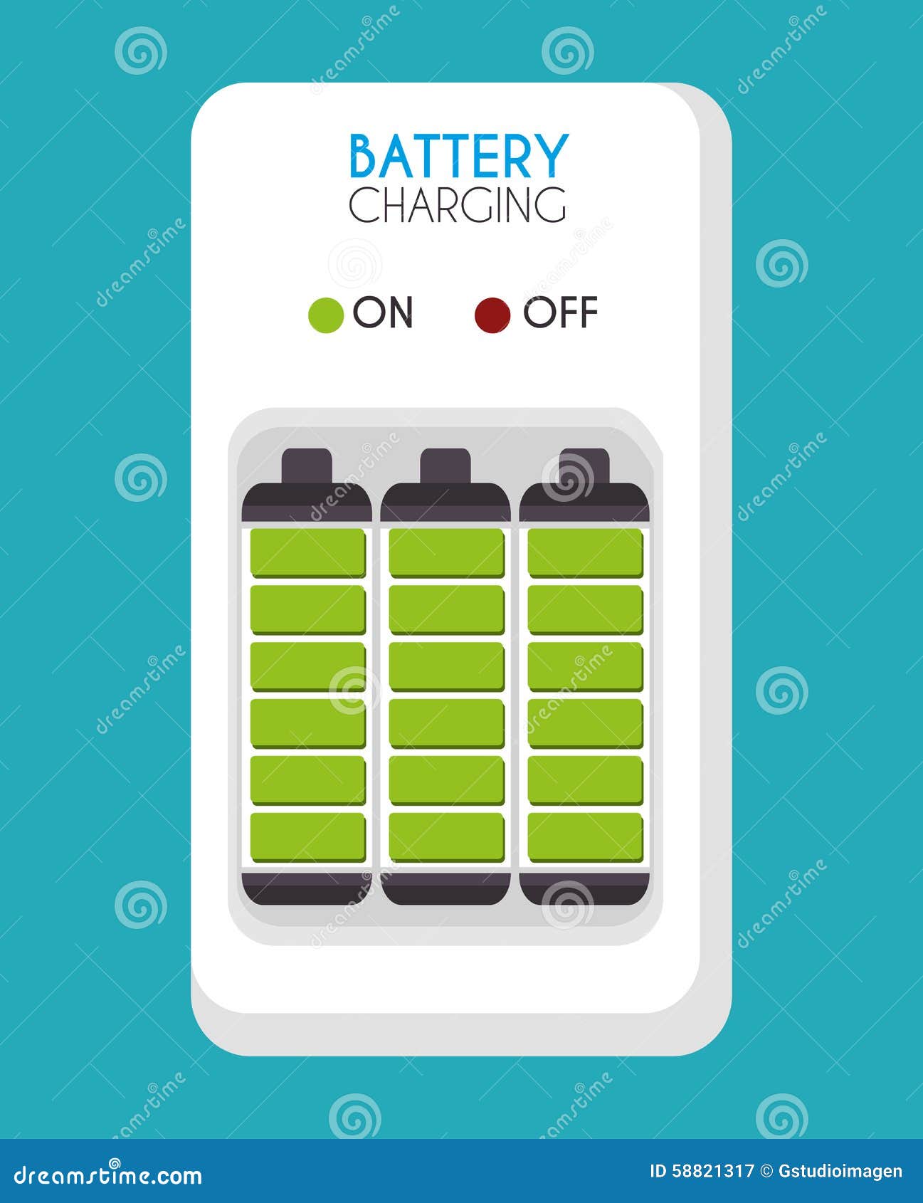 Battery design. stock vector. Illustration of watt, energy - 58821317