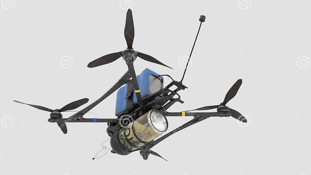 Battery Drone Camera with White Background Editorial Photography ...